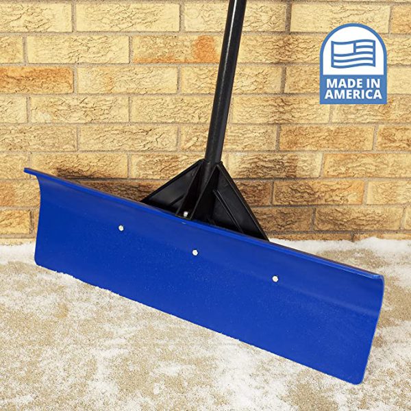 The Snowcaster 36UPH Snow Shovel Pusher and Barn Shovel with 36-Inch ...